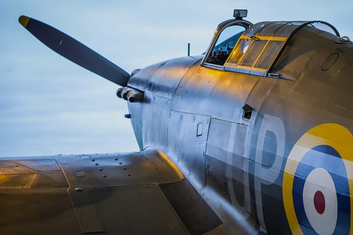 Hawker Hurricane Mk1 R4118 in the hangar at Old Warden - courtesy of ...
